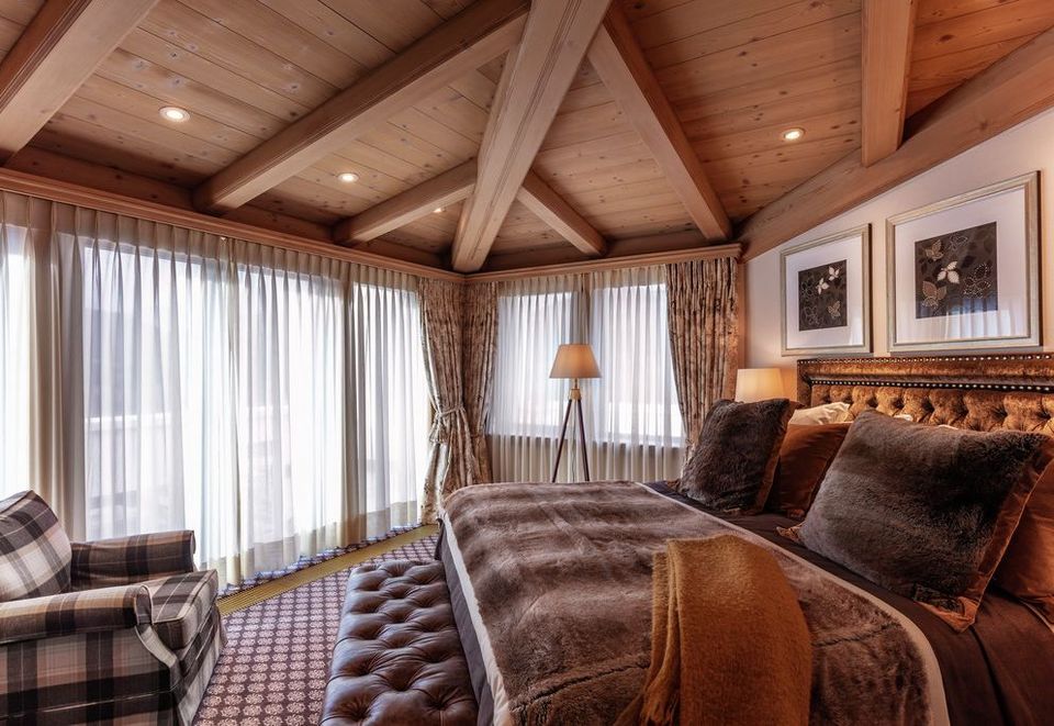 Swiss pleat curtains